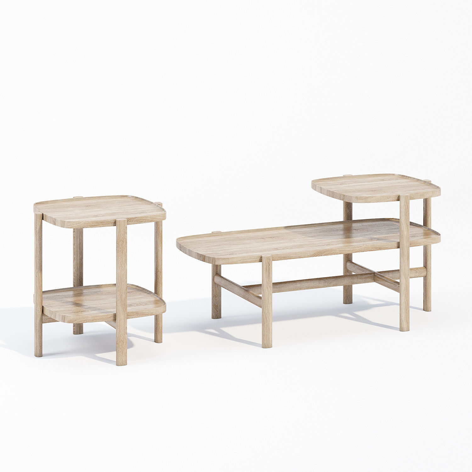 Ashi tables 3D model | CGTrader