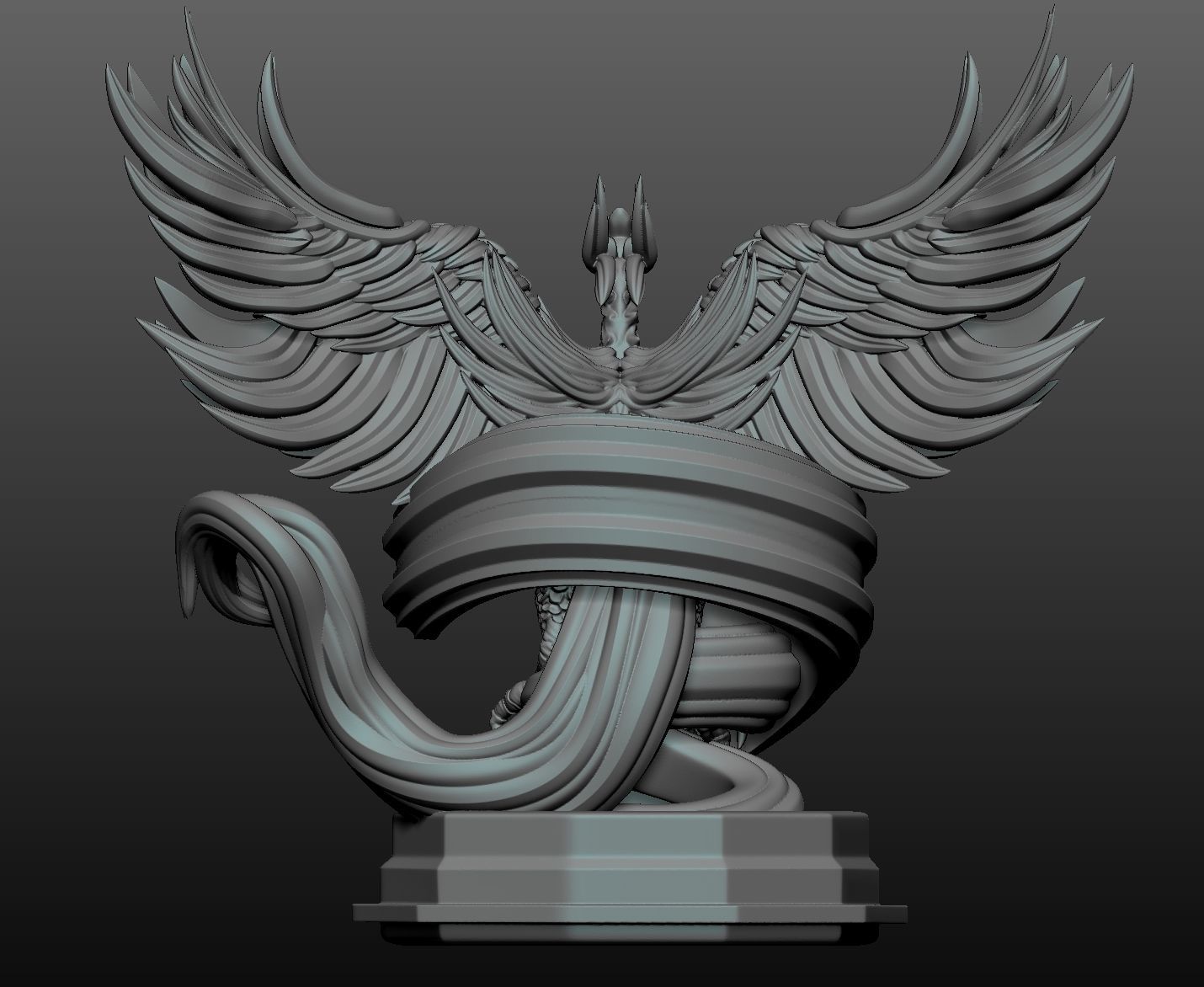 Phoenix bird 3D model 3D printable | CGTrader