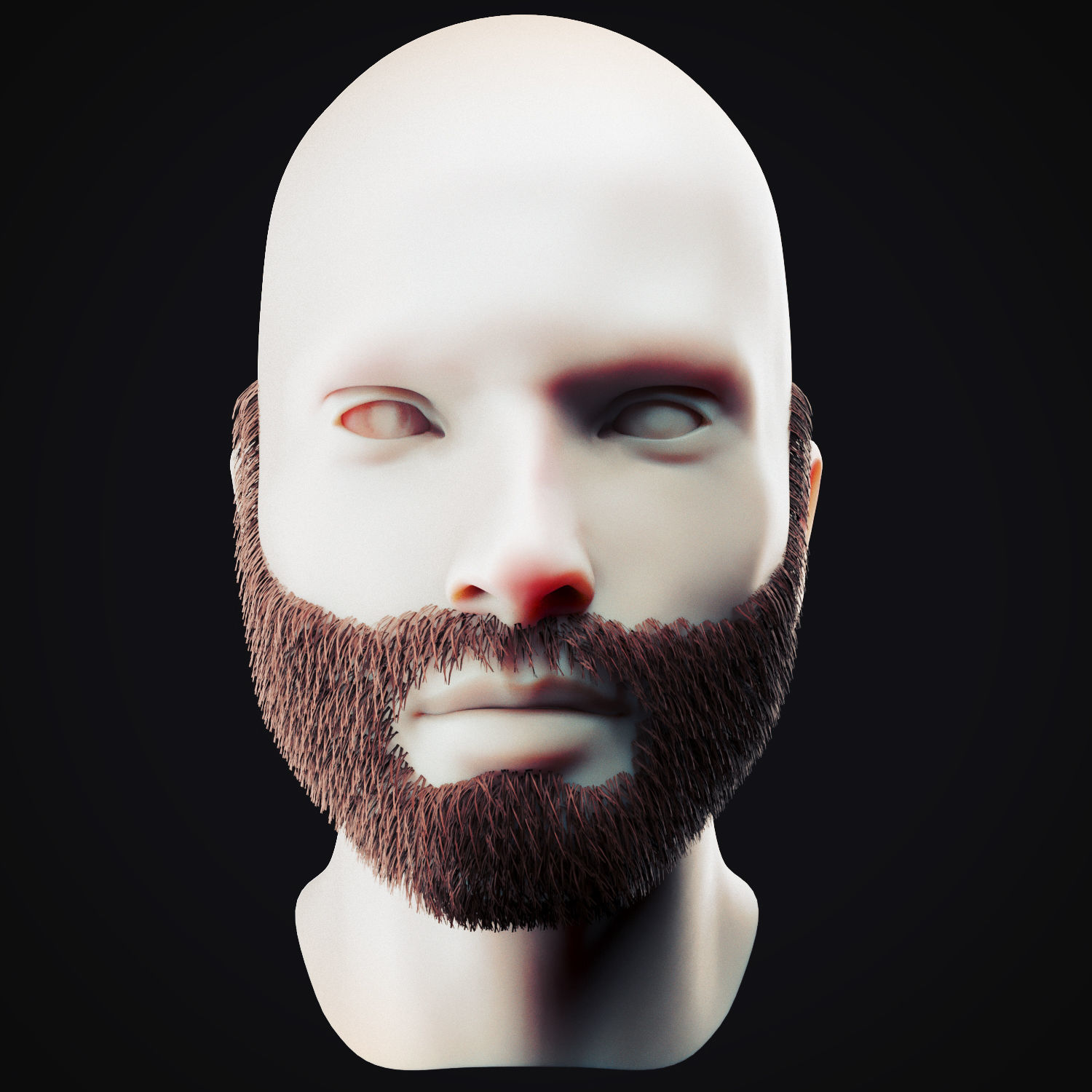 3D model Beard Low Poly 12 VR / AR / low-poly | CGTrader