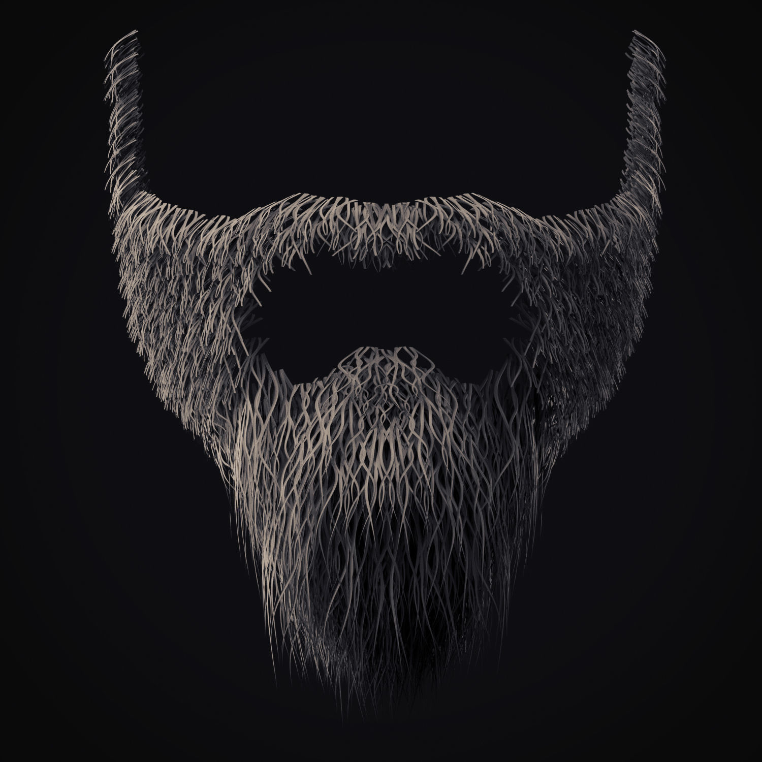 3D model Beard Low Poly 13 VR / AR / low-poly | CGTrader