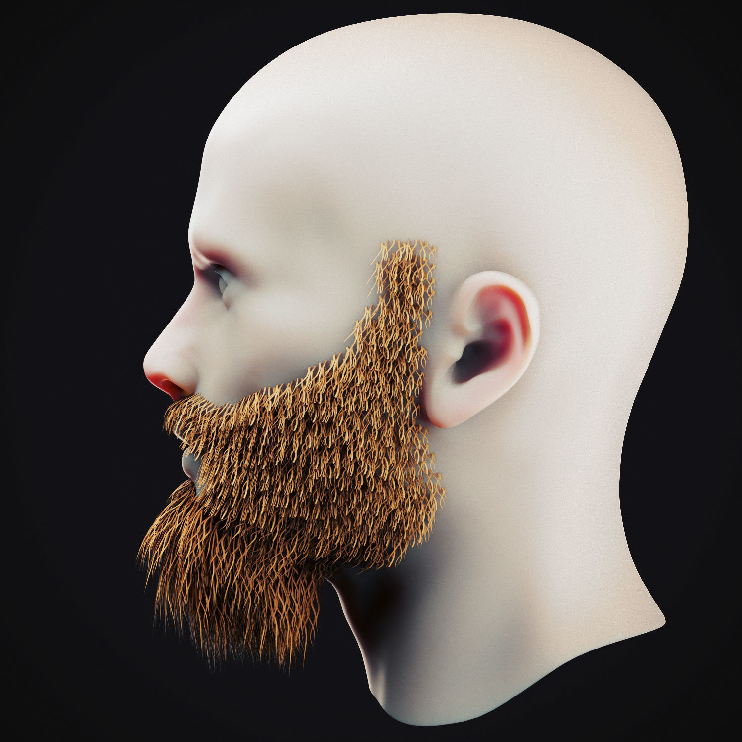 3D model Beard Low Poly 13 VR / AR / low-poly | CGTrader