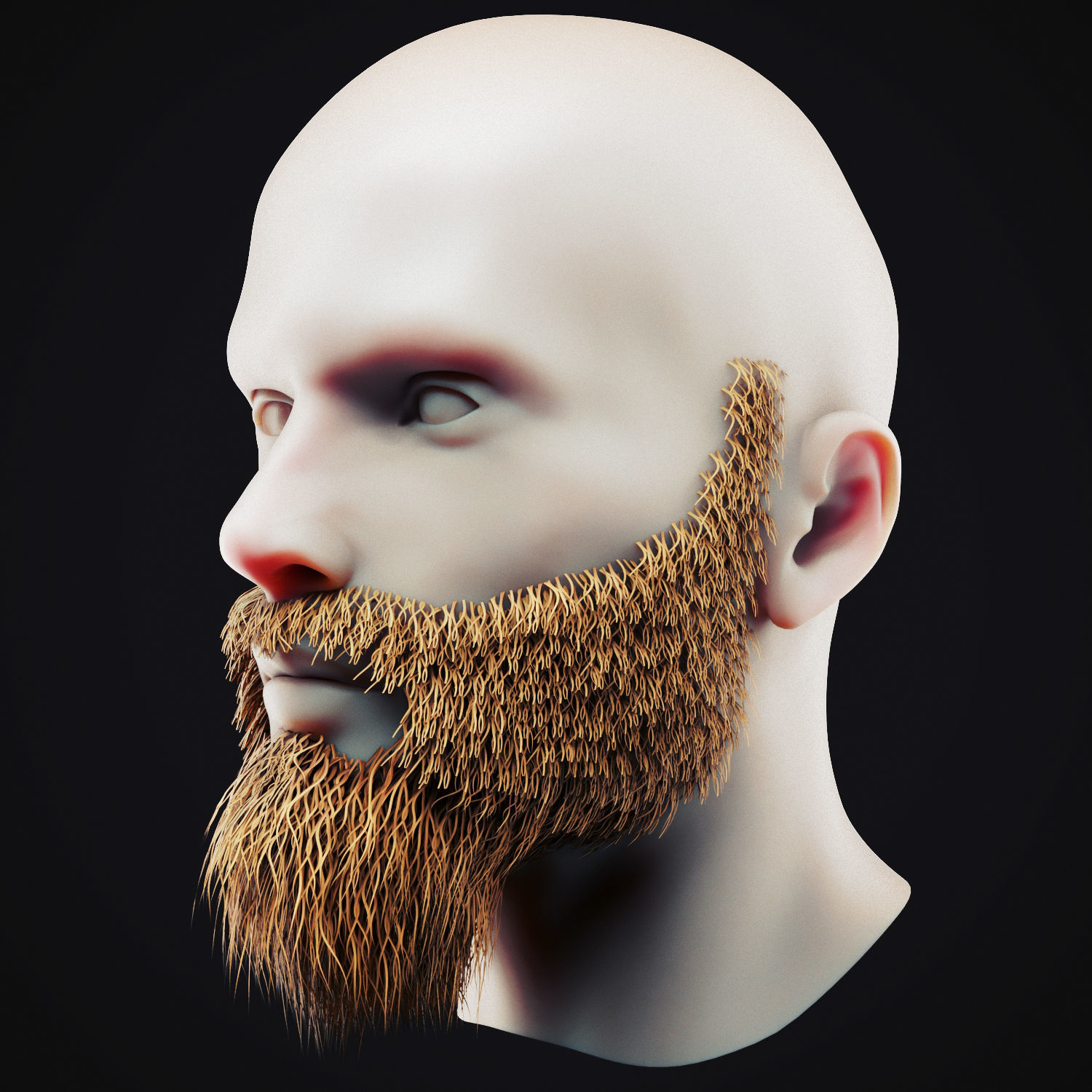 3D model Beard Low Poly 13 VR / AR / low-poly | CGTrader