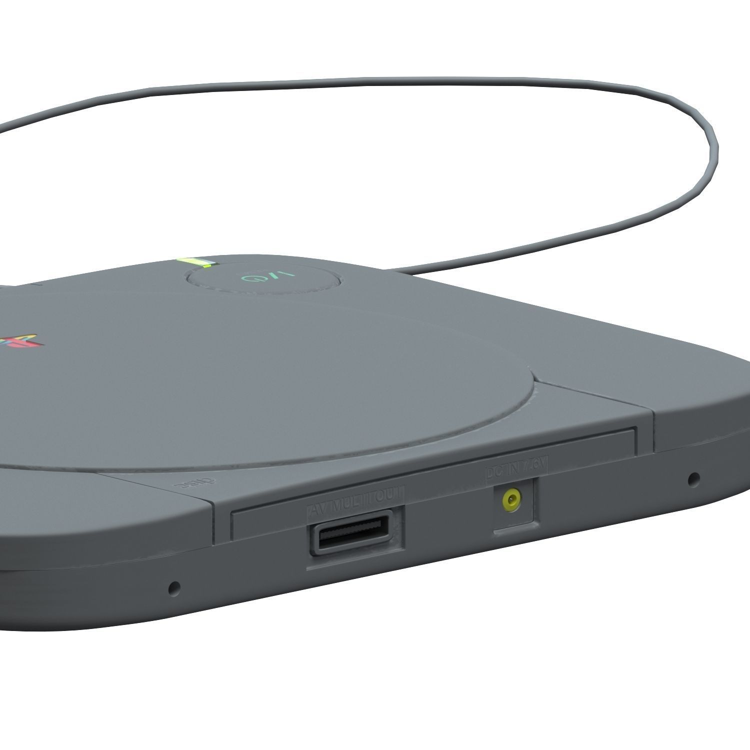 Playstation One Slim 3D model | CGTrader