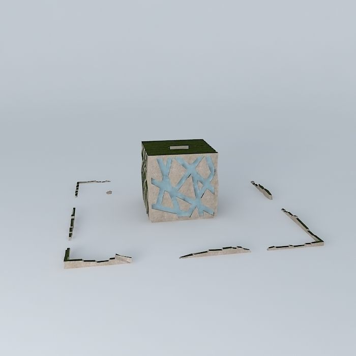 Living Cube 3D model | CGTrader