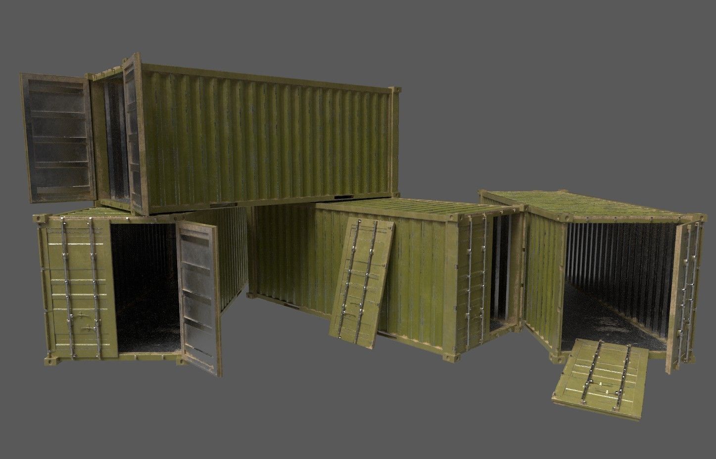 3D model Military Base Kit VR / AR / low-poly | CGTrader