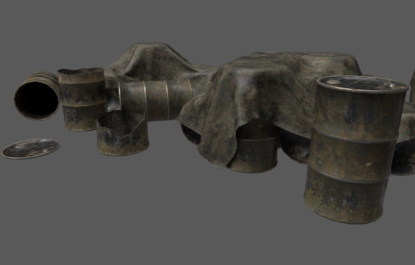 3D model Military Base Kit VR / AR / low-poly | CGTrader