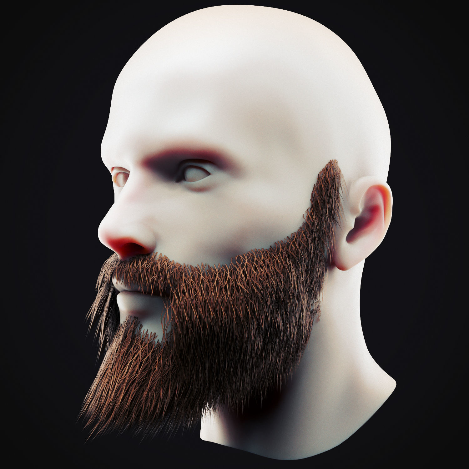 Beard Low Poly Pack 3D Model Collection | CGTrader