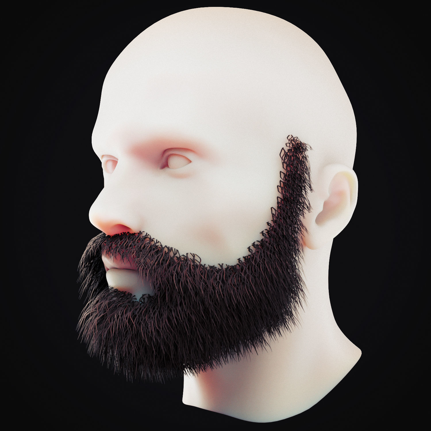 Beard Low Poly Pack 3D Model Collection | CGTrader