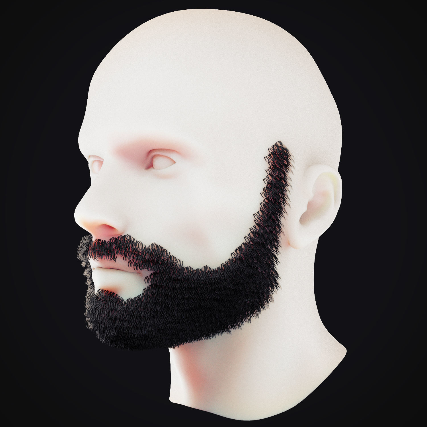 Beard Low Poly Pack 3D Model Collection | CGTrader