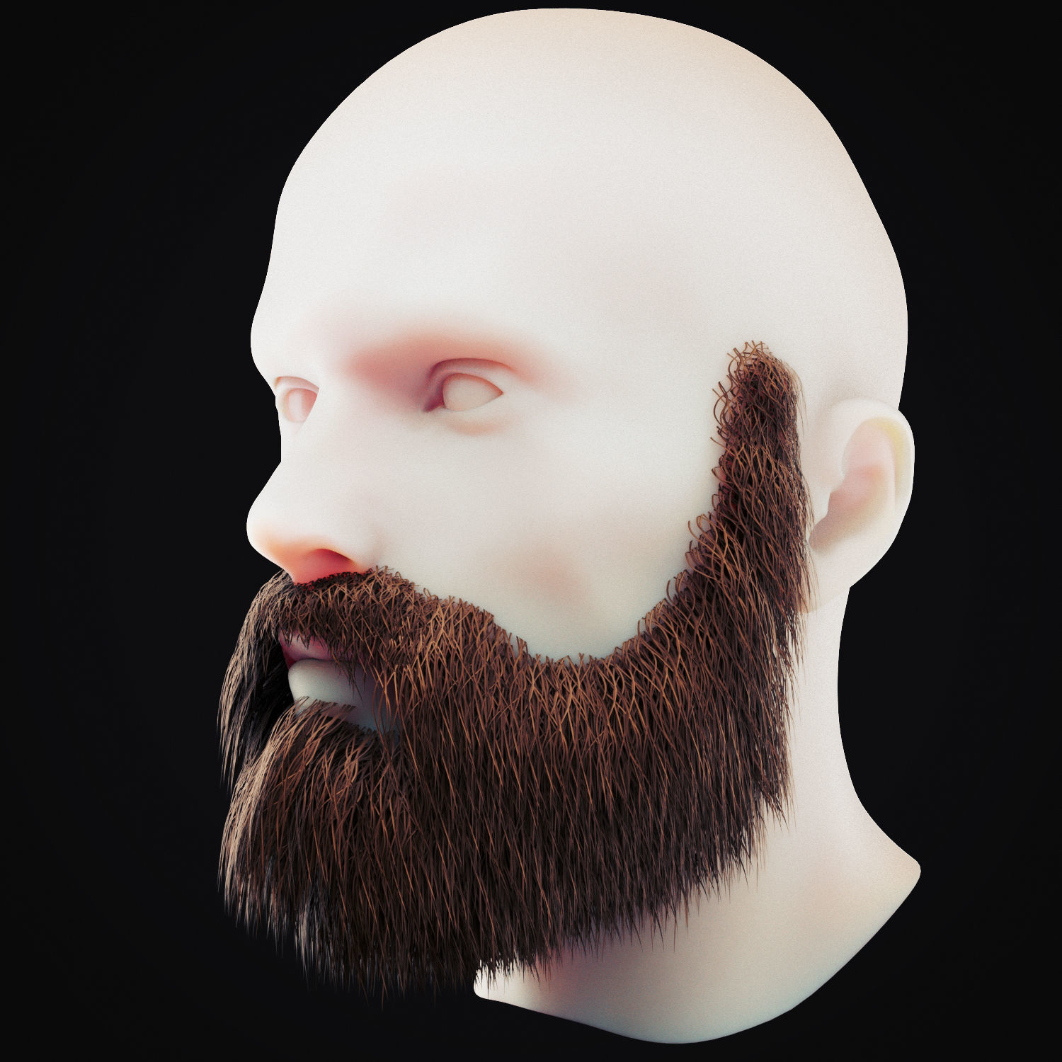 Beard Low Poly Pack 3D Model Collection | CGTrader