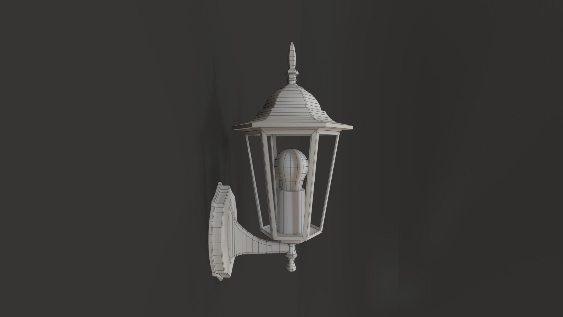 3D model Antique Outdoor Lamp VR / AR / low-poly | CGTrader