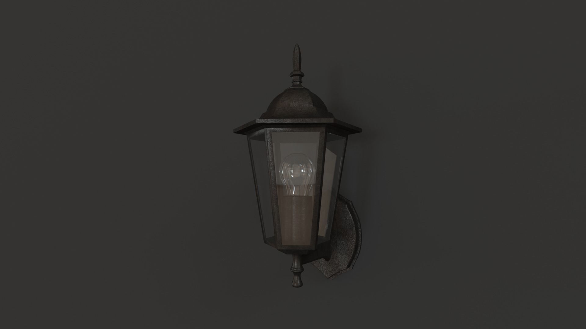 3D model Antique Outdoor Lamp VR / AR / low-poly | CGTrader
