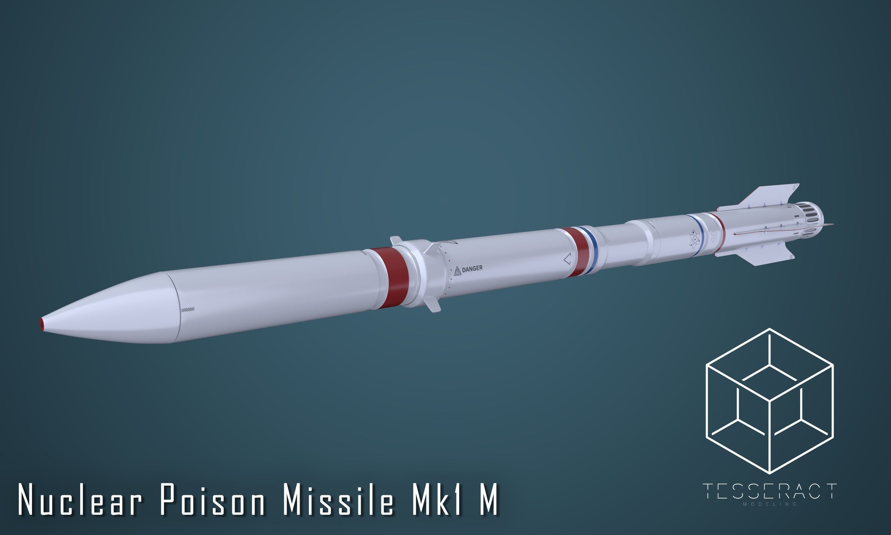 Nuclear Poison Missile Mk1 M 3D model | CGTrader