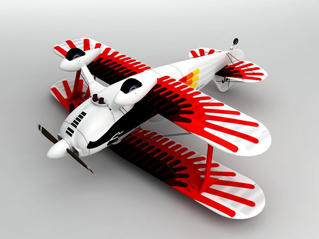 3D model Christen Eagle Biplane Aerobatic Aircraft VR / AR / low-poly ...