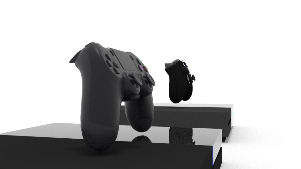 Xbox Two and PS5 - Concept Arts 3D model | CGTrader