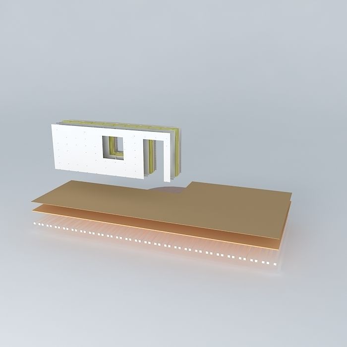 Multi layers layouts free 3D model | CGTrader