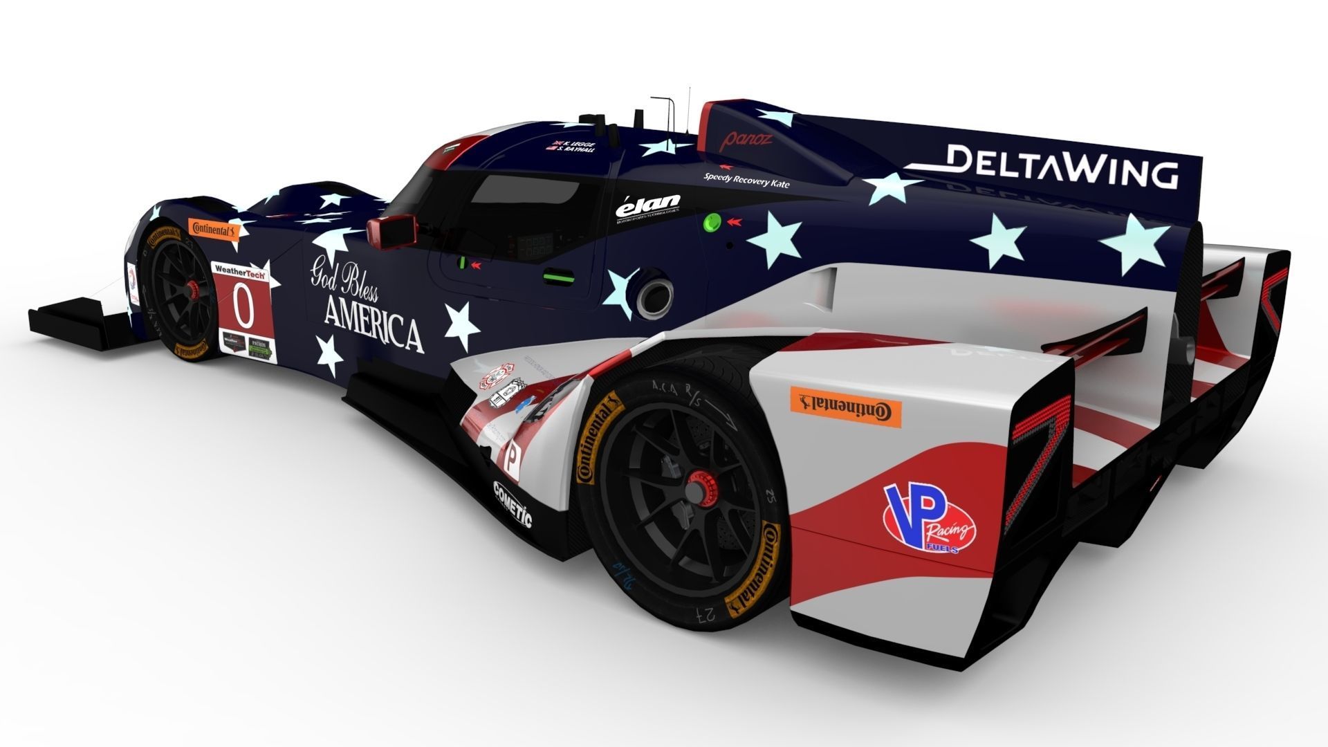 3D model Panoz Deltawing DWC13 VR / AR / low-poly | CGTrader