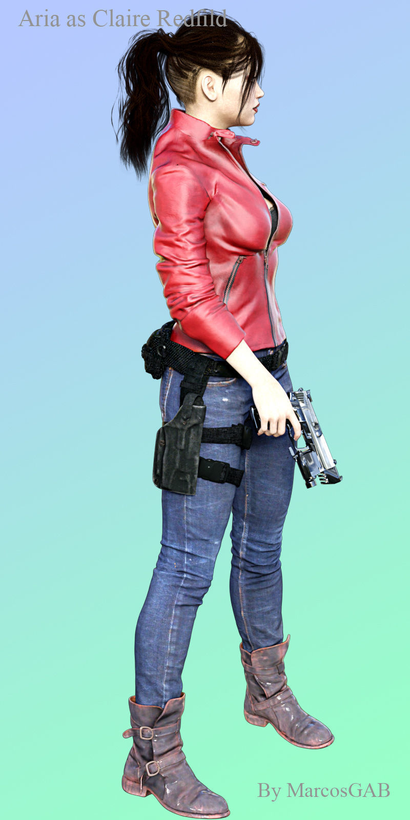 Aria for Genesis 8 Female 3D model animated rigged | CGTrader