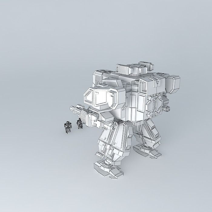 Goliath Heavy Assault Mech free 3D model | CGTrader
