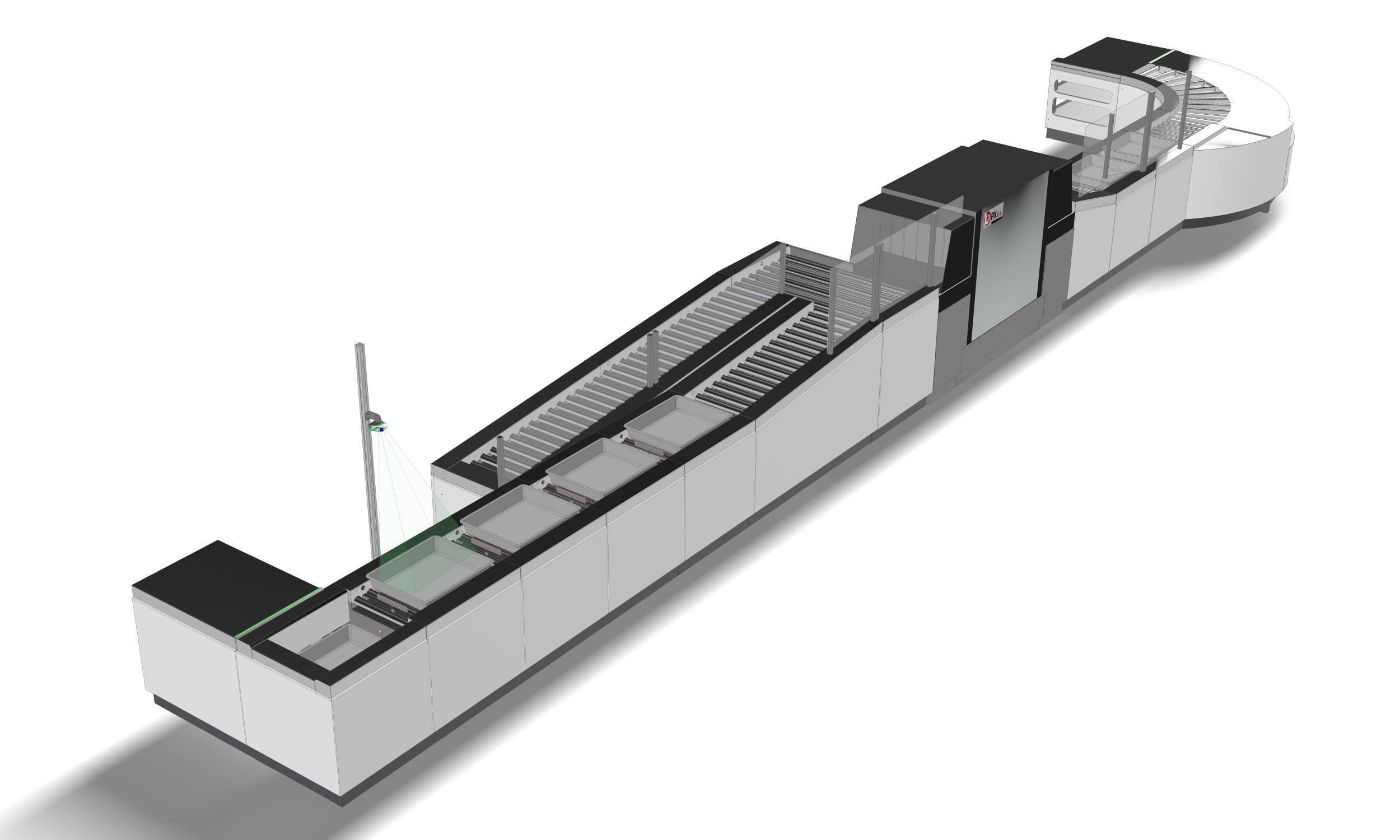 AUTOMATIC TRAY RETURN SYSTEM - BHS 3D model | CGTrader
