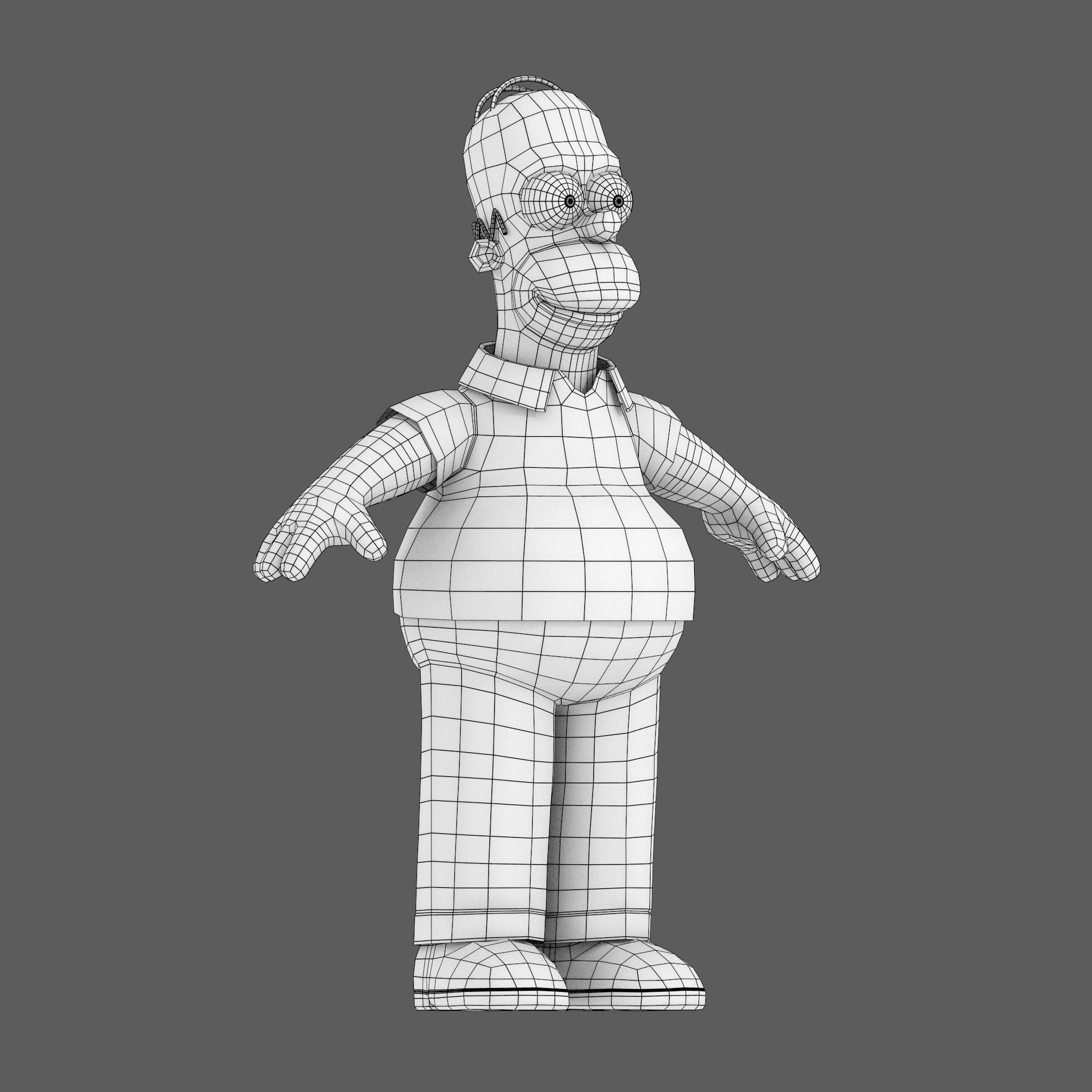 Homer Simpson 3D Model 3D model | CGTrader
