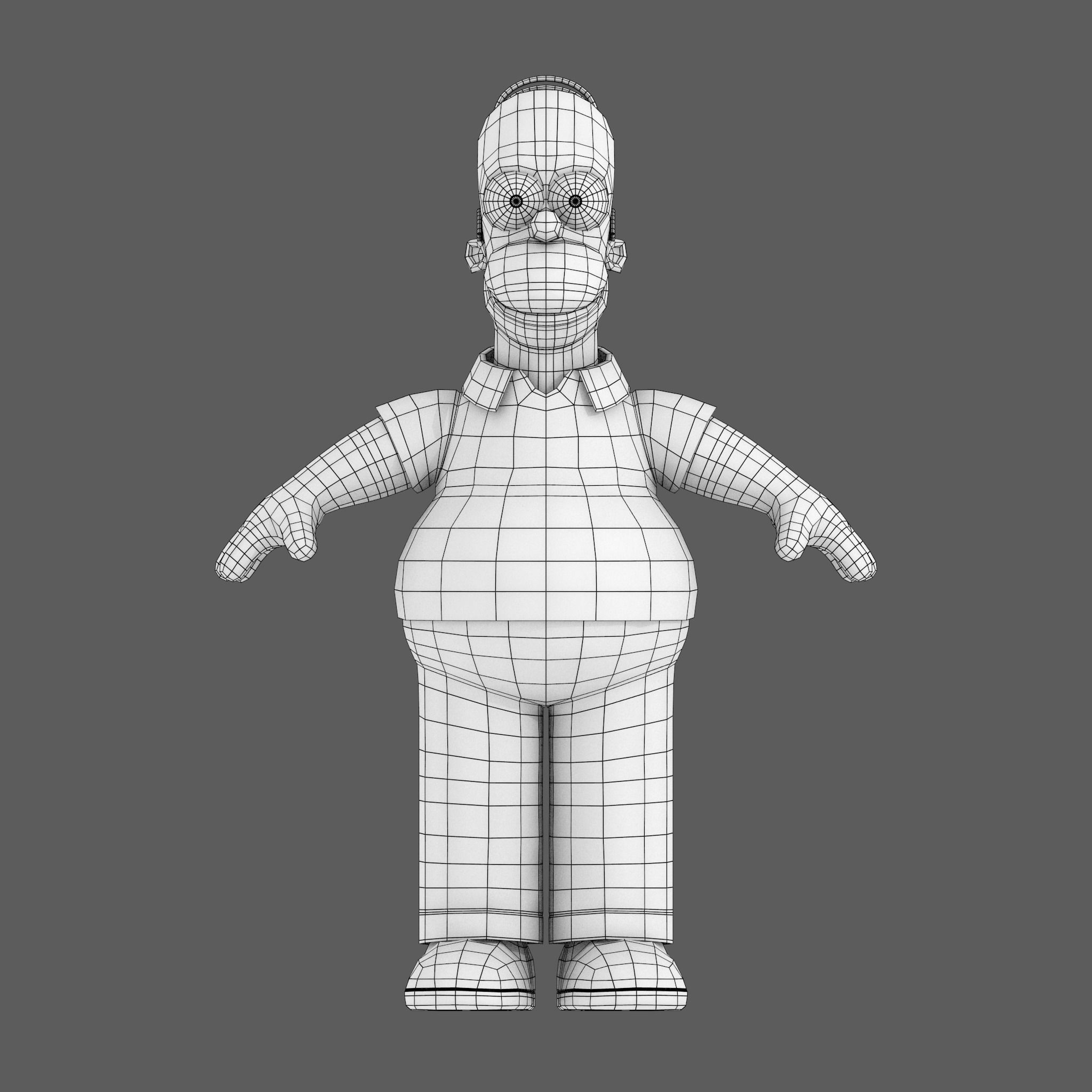Homer Simpson 3D Model 3D model | CGTrader