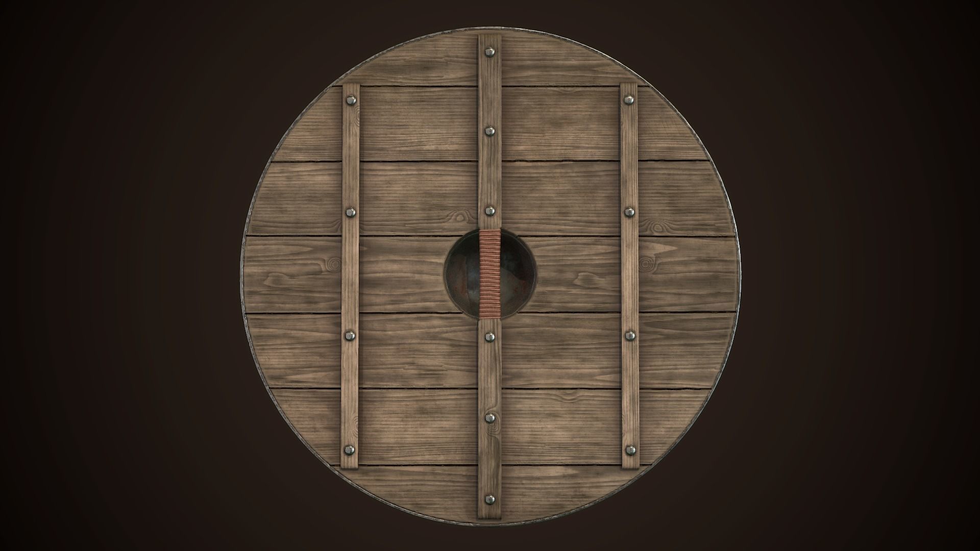 3D model Viking Shield Basic Skins VR / AR / low-poly | CGTrader