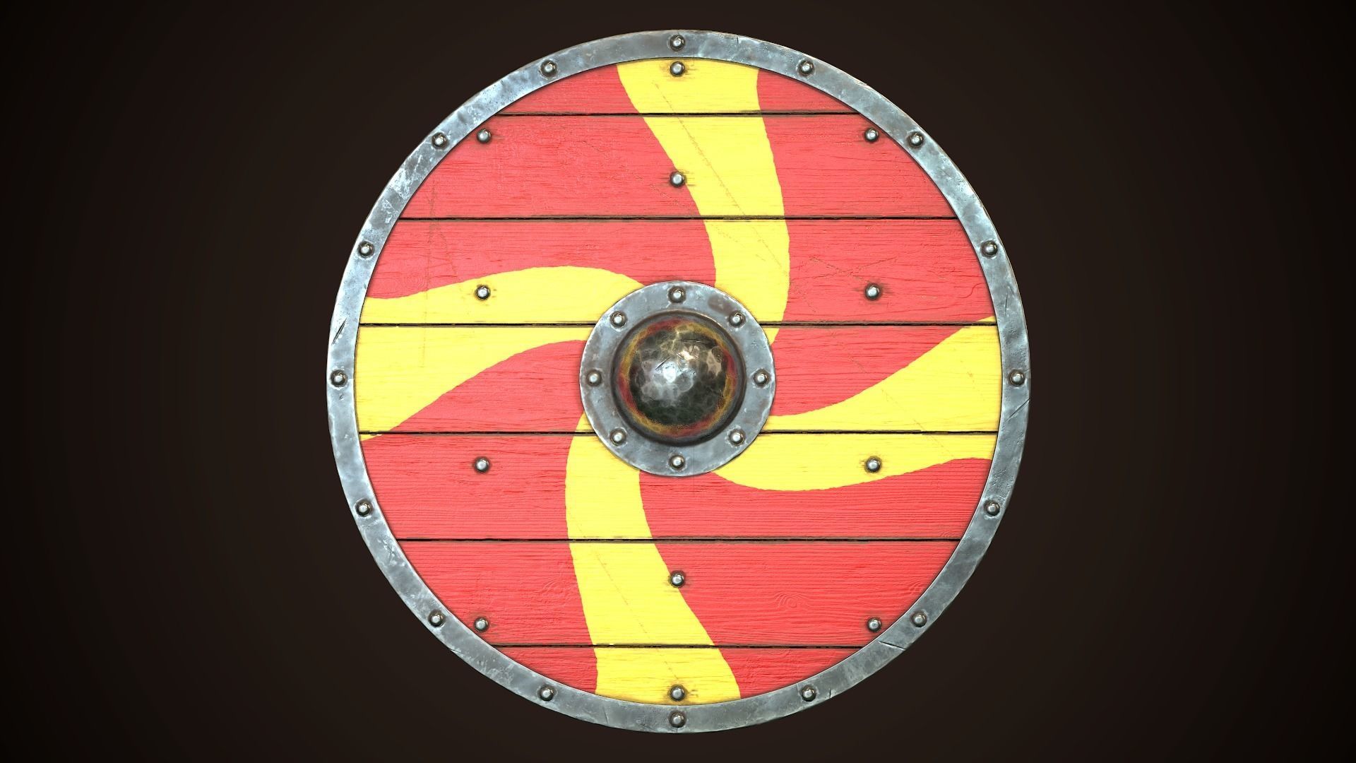 3D model Viking Shield Basic Skins VR / AR / low-poly | CGTrader