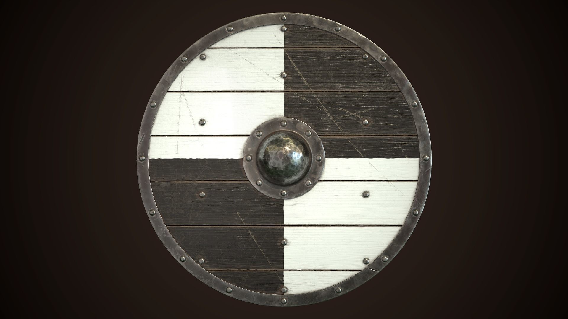 3D model Viking Shield Basic Skins VR / AR / low-poly | CGTrader