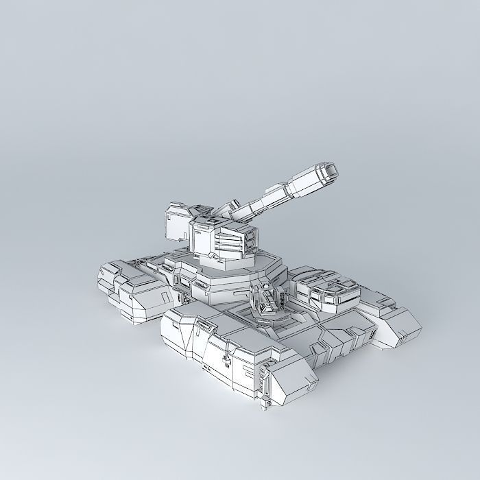 'Shockwave' Mobile Hover Artillery Unit free 3D model | CGTrader