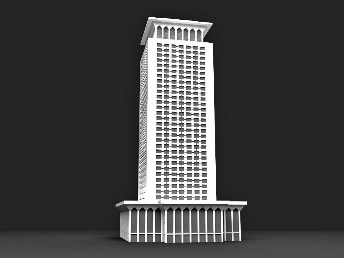 Egyptian Ministry of Foreign Affairs building 3D model | CGTrader