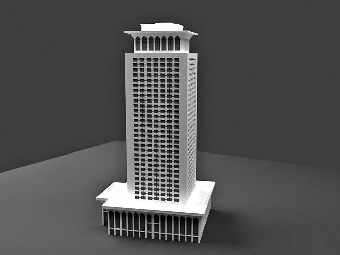 Egyptian Ministry of Foreign Affairs building 3D model | CGTrader
