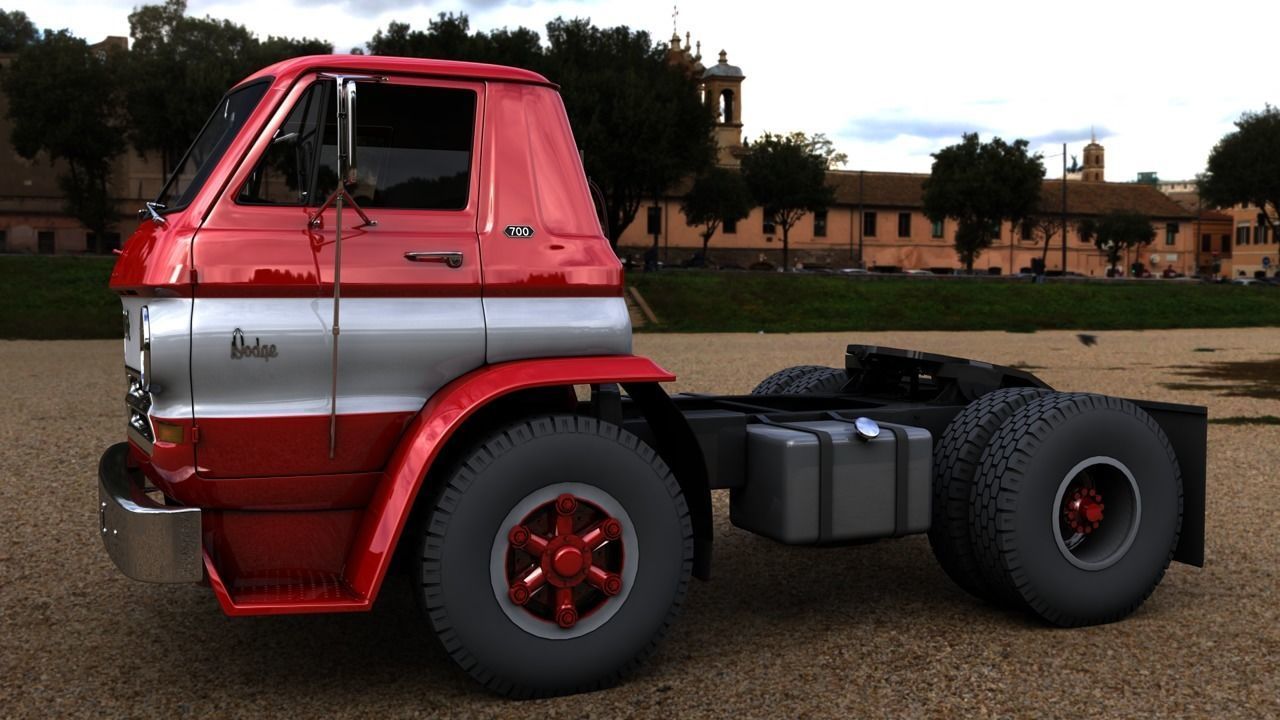 DODGE L700 TILT CAB TRUCK 1969 3D model | CGTrader