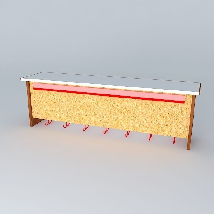 Hat Rack free 3D model | CGTrader