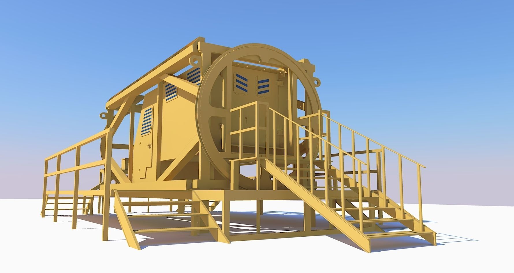 3D model BLAST SIMULATOR VR / AR / low-poly | CGTrader