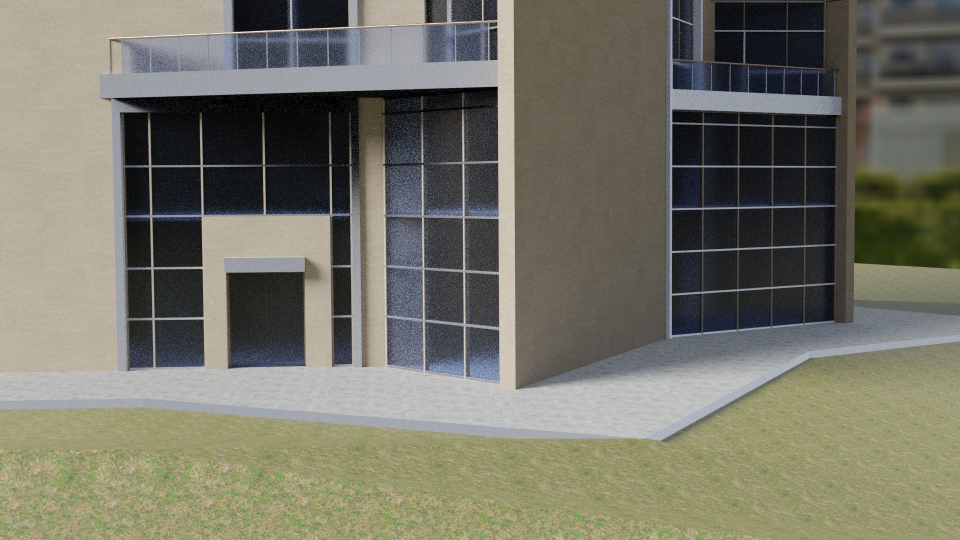 Hexagonal Residential tower 3D model | CGTrader