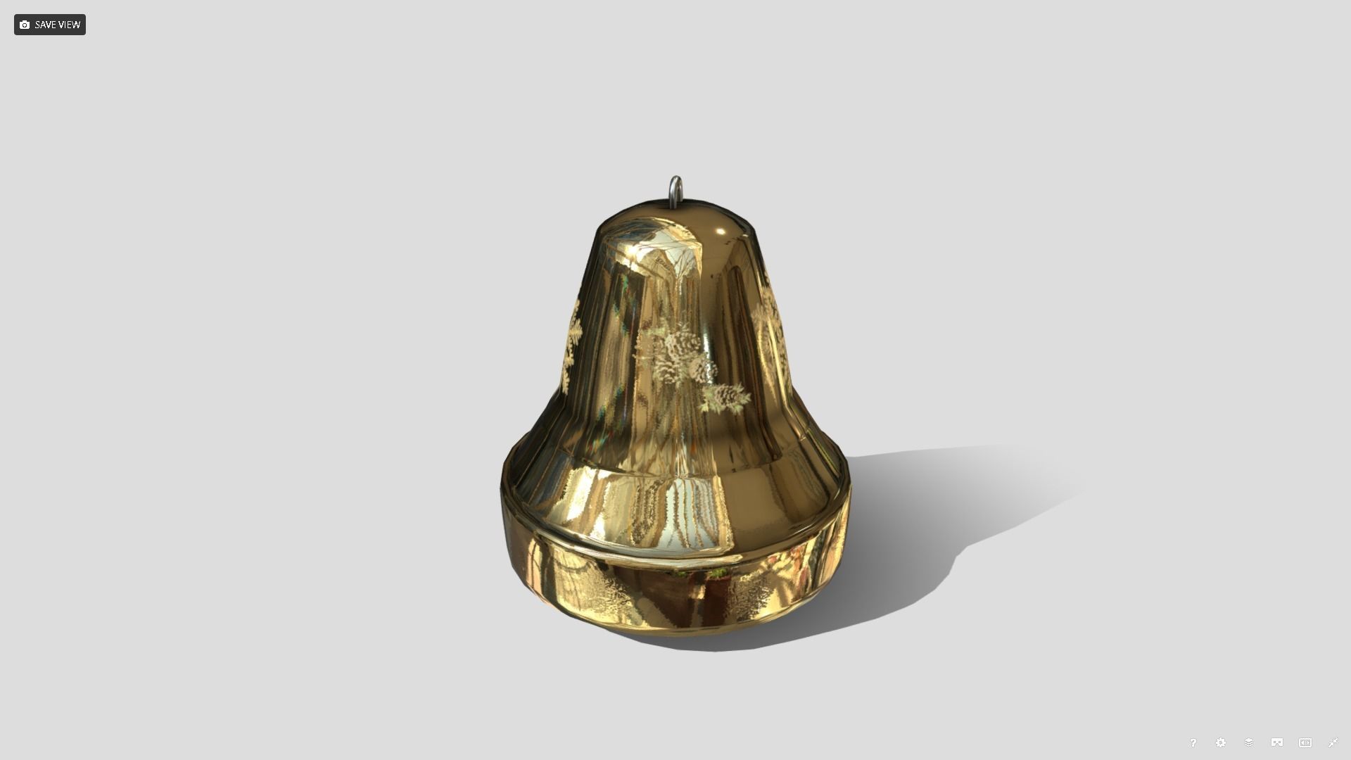 3D model Christmas Bell VR / AR / low-poly | CGTrader