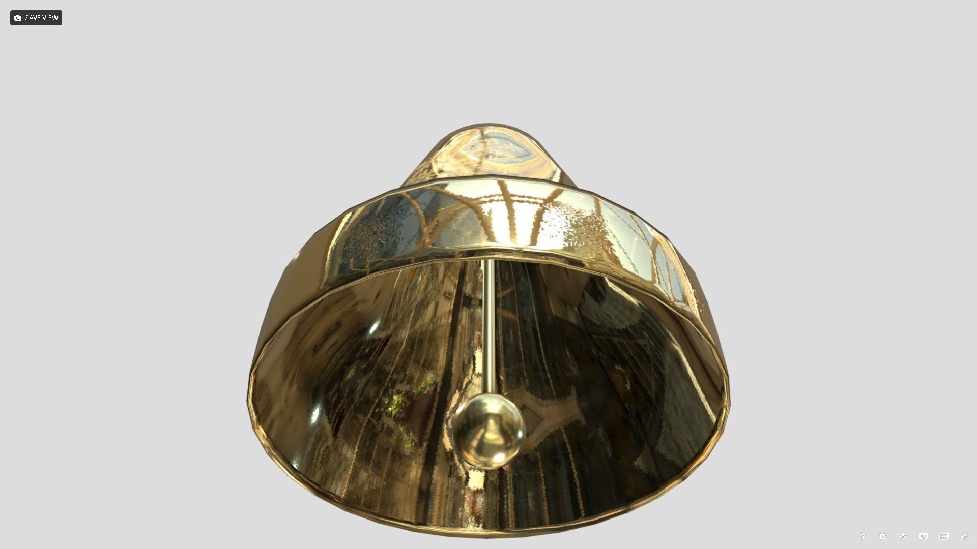 3D model Christmas Bell VR / AR / low-poly | CGTrader