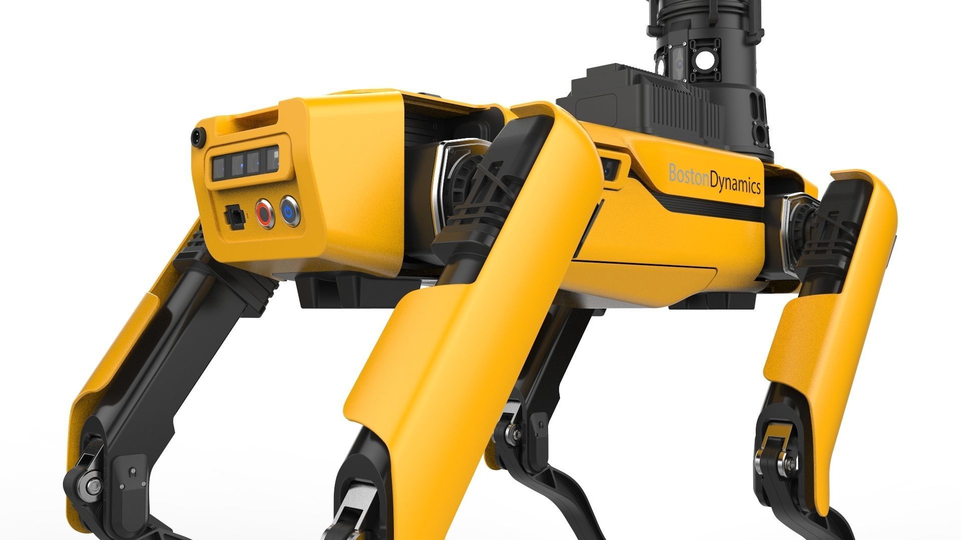 Boston Dynamics Spot Inspection Yellow 3D model | CGTrader