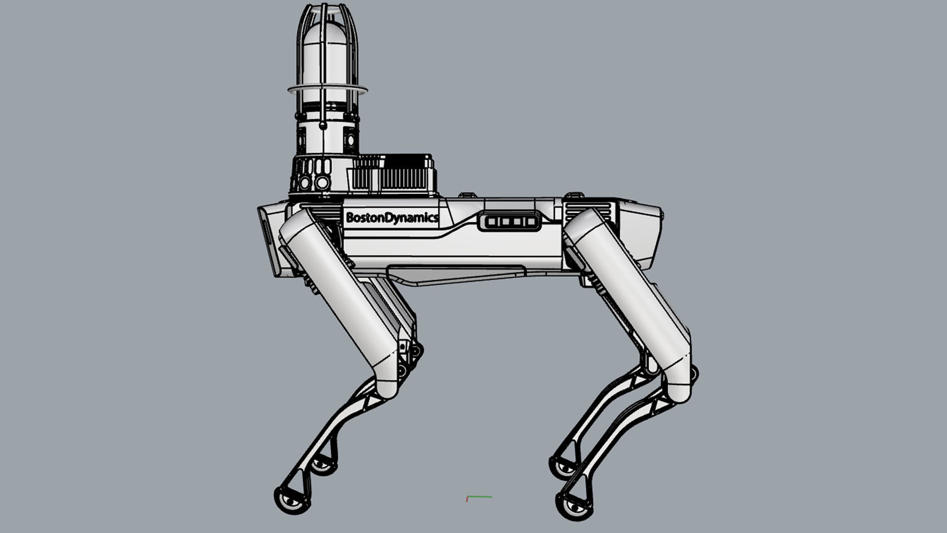 Boston Dynamics Spot Inspection Black 3D model | CGTrader