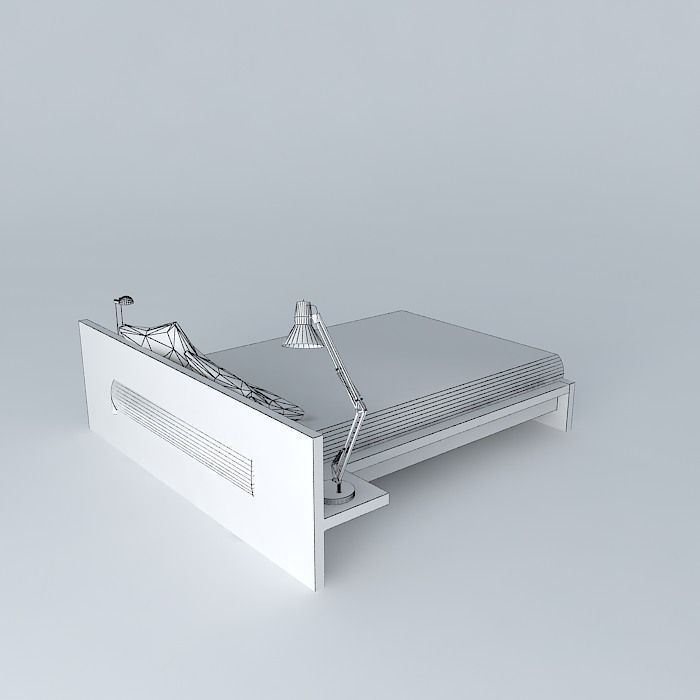 Simple bed free 3D model | CGTrader