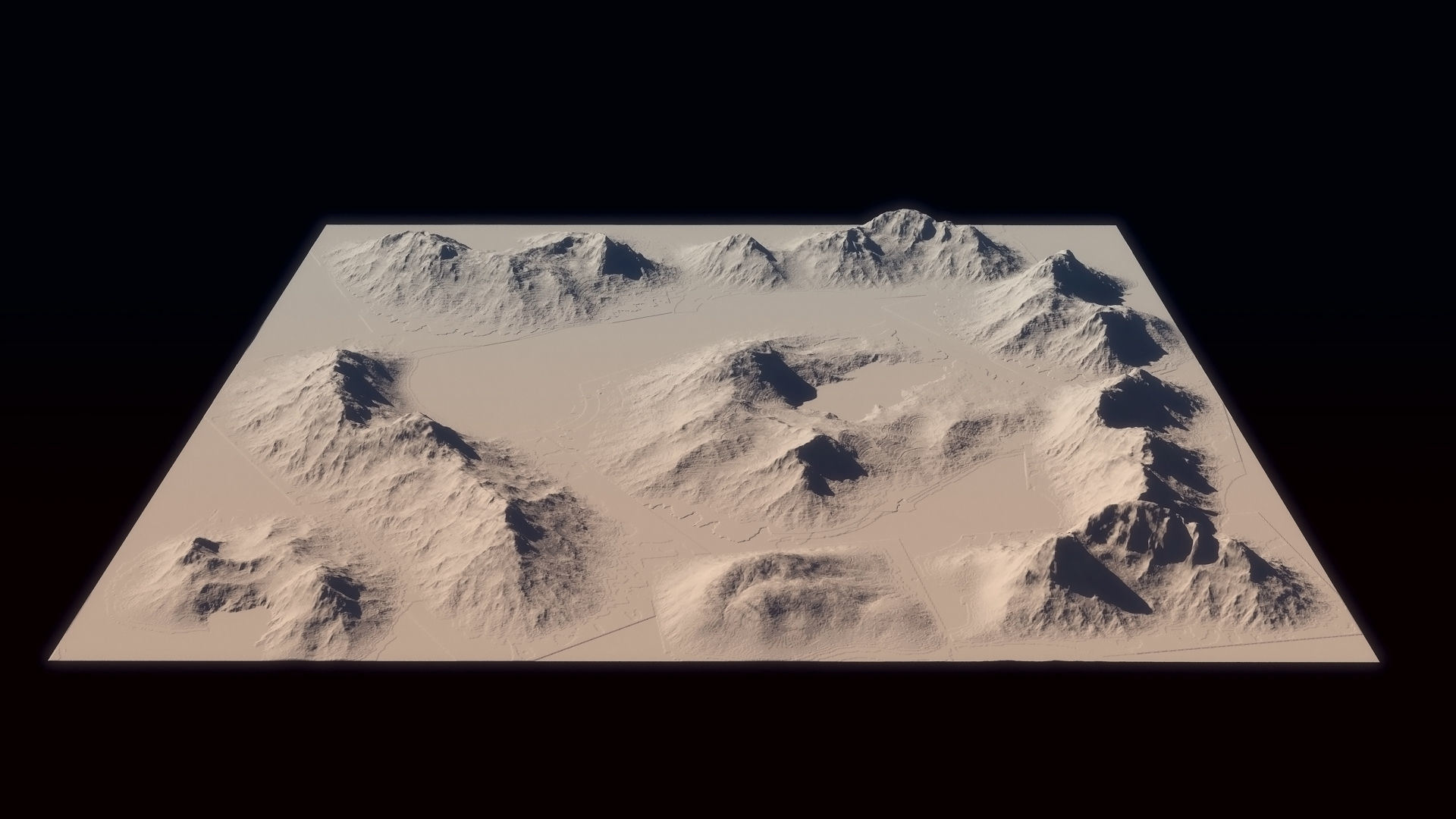 Large Terrain 3D model | CGTrader