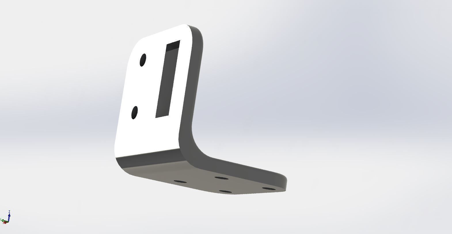 Bracket L Shaped free 3D model 3D printable | CGTrader