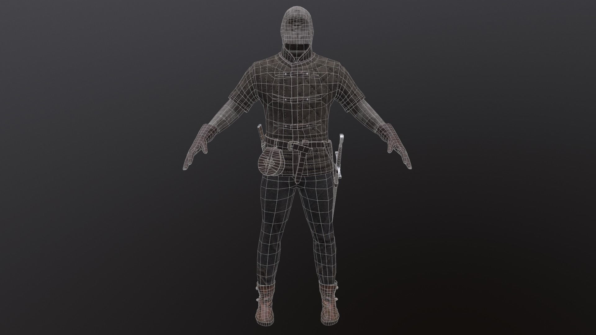 3D model Medieval character VR / AR / low-poly | CGTrader