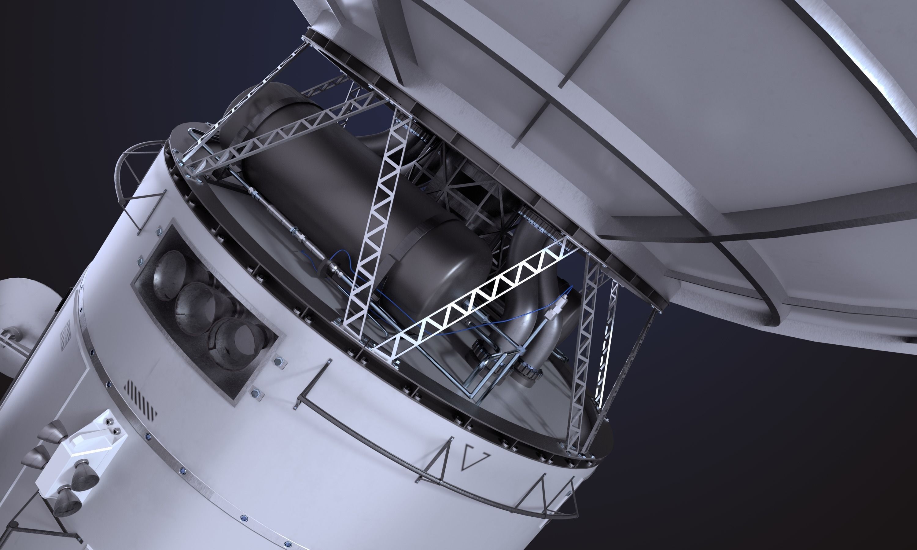 NEO Communication Satellite Mk-1 3D model | CGTrader