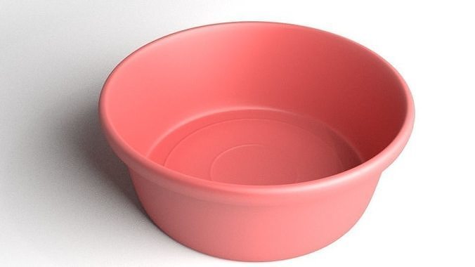 Basin Plastic 3D model | CGTrader