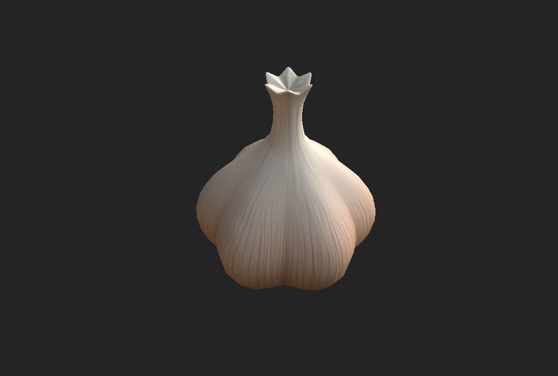 Garlic 3D model | CGTrader