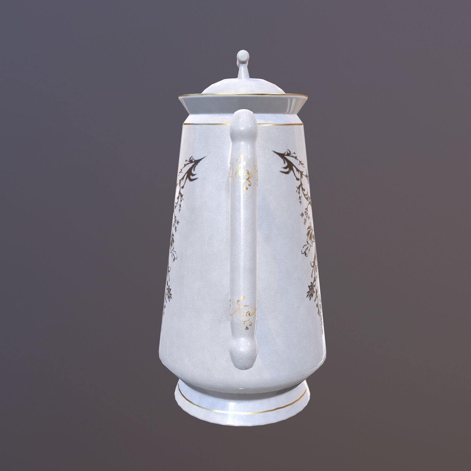 3D model Teapot Game Ready coffee pot VR / AR / low-poly | CGTrader