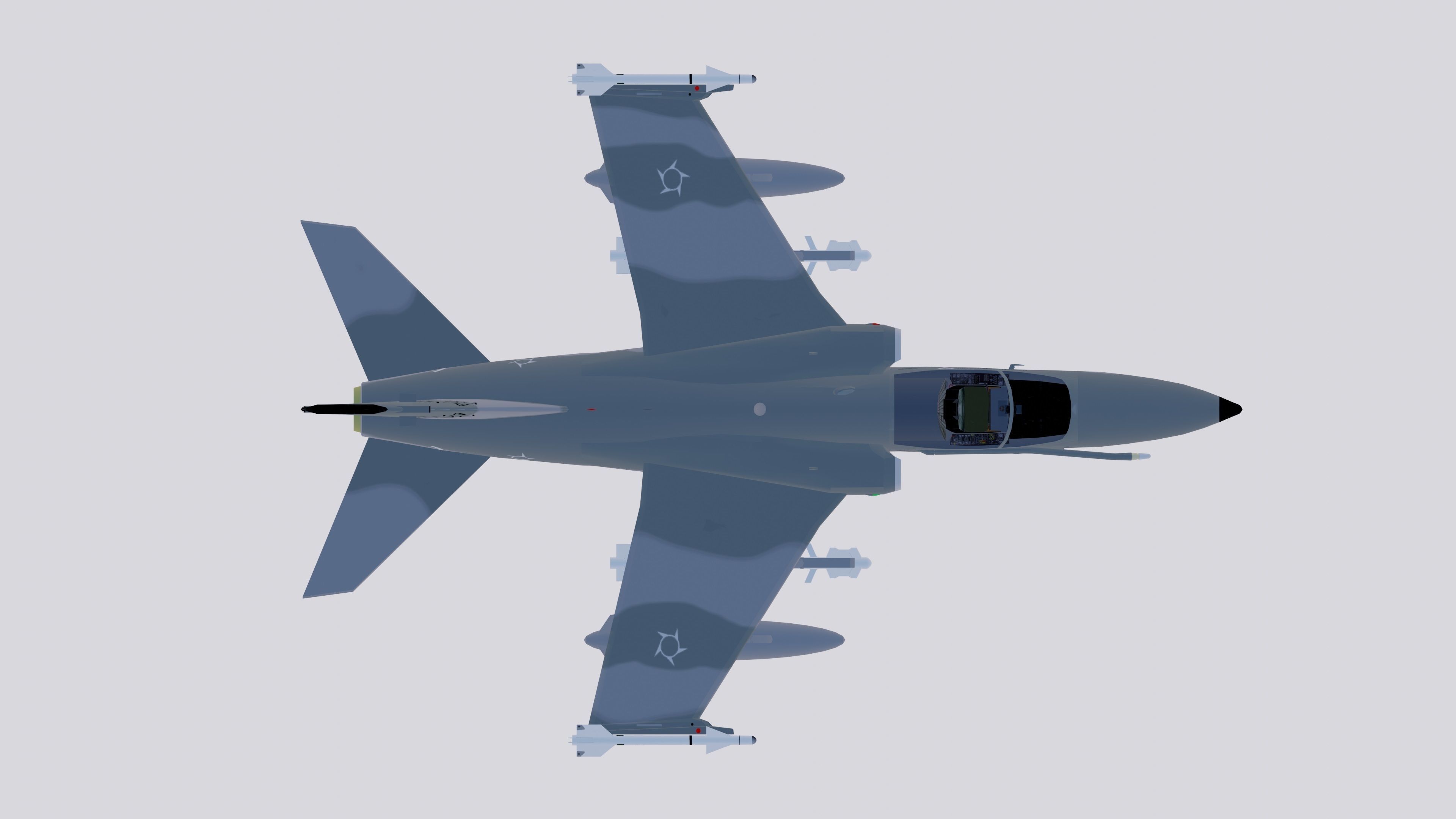 International AMX A-1M Brazilian Air Force 3D model | CGTrader