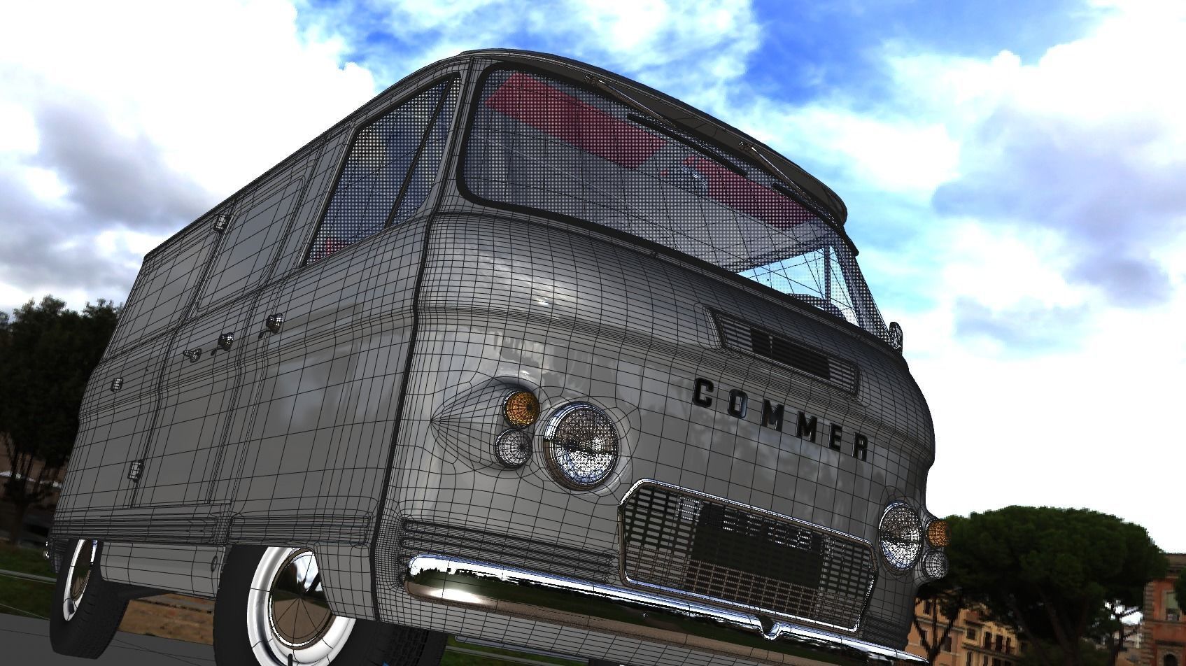 COMMER FC VAN 1968 3D model | CGTrader